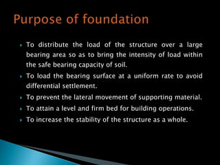 Report on foundation | PPTX