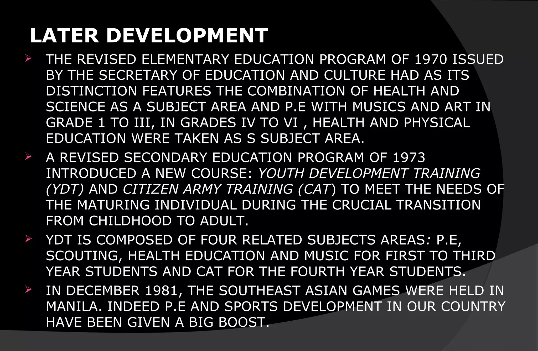 Foundation on Physical Education | PPT