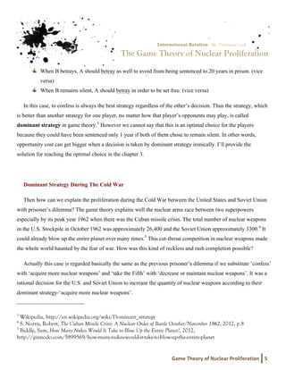 Report on game theory 20131214 | PDF | Board Games and Puzzles | Games ...