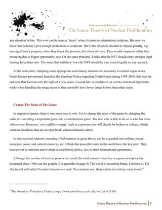Report on game theory 20131214 | PDF