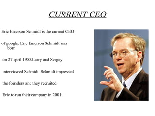 Report on google | PPT