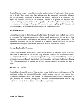 Report on Granite Tiles .docx