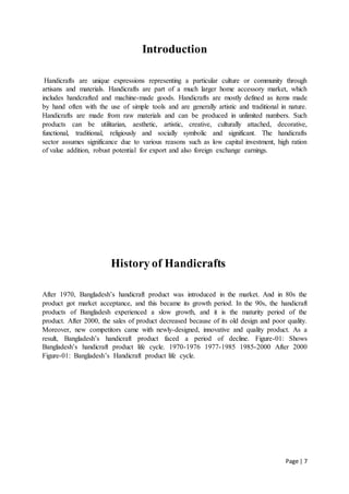 Report on handicraft industry Tipu | DOCX