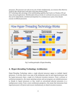 Report on hyperthreading | DOCX