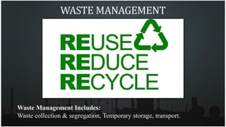 Presentation - Waste Management in Petroleum Refinery. | PPTX
