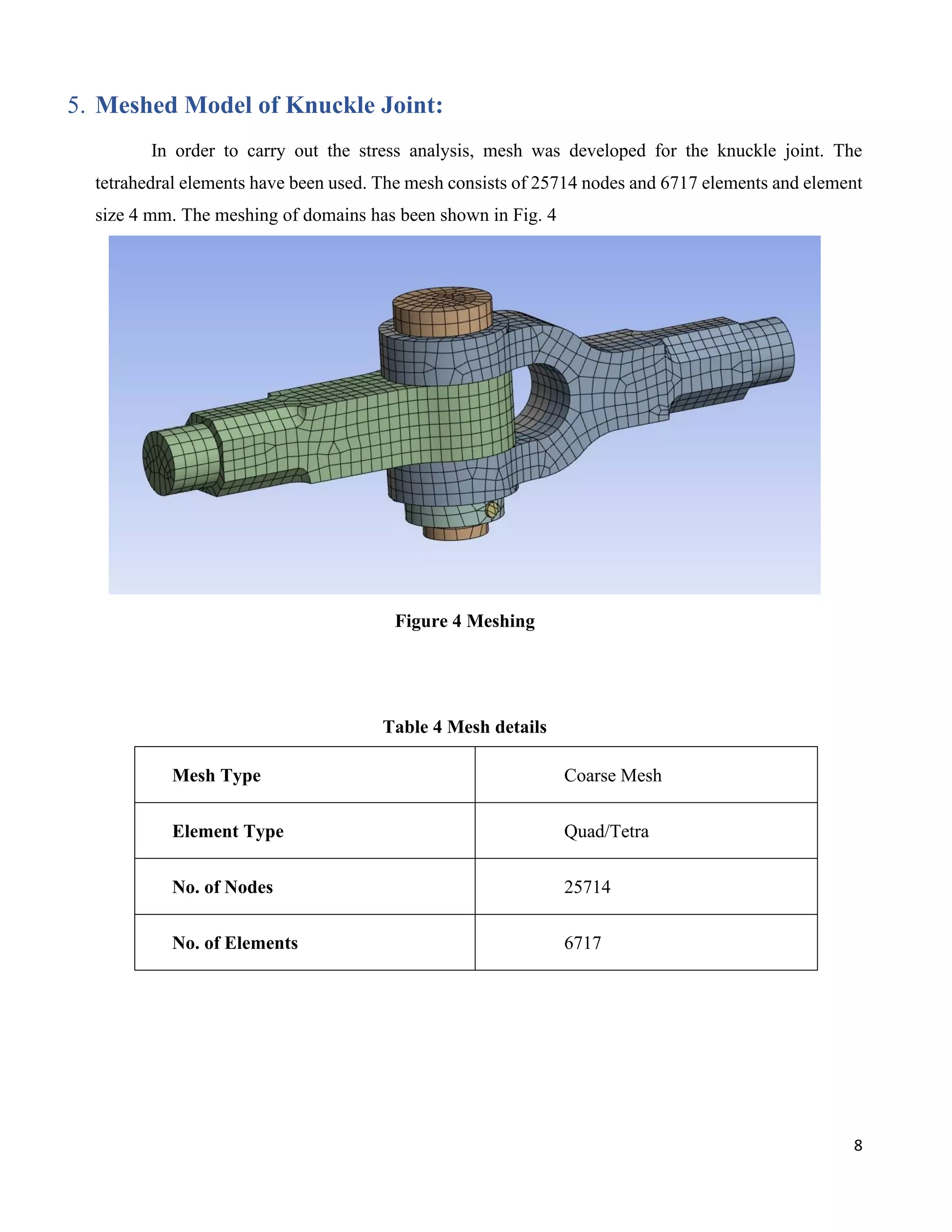 ANALYSIS OF KNUCKLE JOINT | PDF