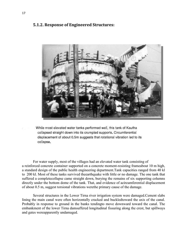 LATUR-KILLARI EARTHQUAKE 1993 REPORT | PDF | Civil Engineering Industry | Industries