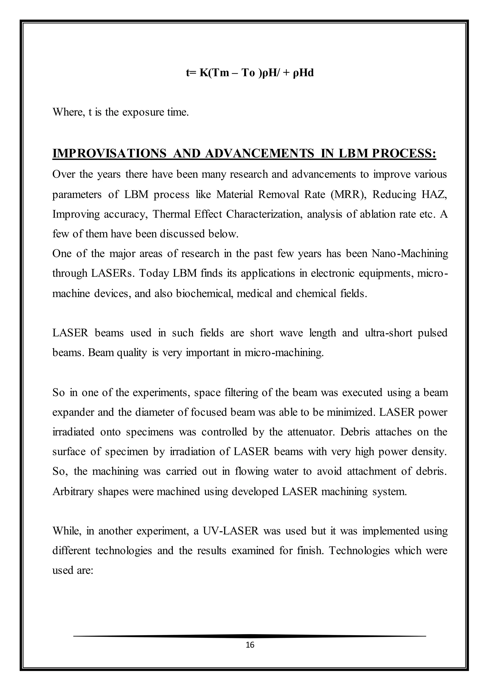 Report on lbm | DOCX