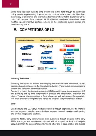 Report on lg | PDF