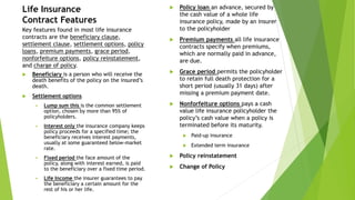 Report on life insurance | PPT