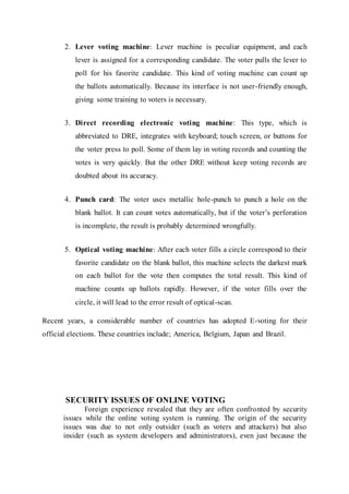 Report online voting system | DOCX