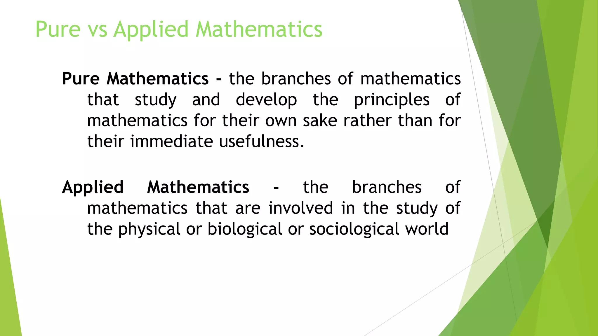 Math Analysis I | PPTX