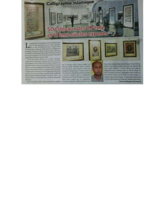 Islamic Calligraphy Exhibition in Mauritius | DOCX