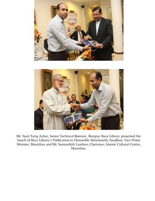 Islamic Calligraphy Exhibition in Mauritius | DOCX