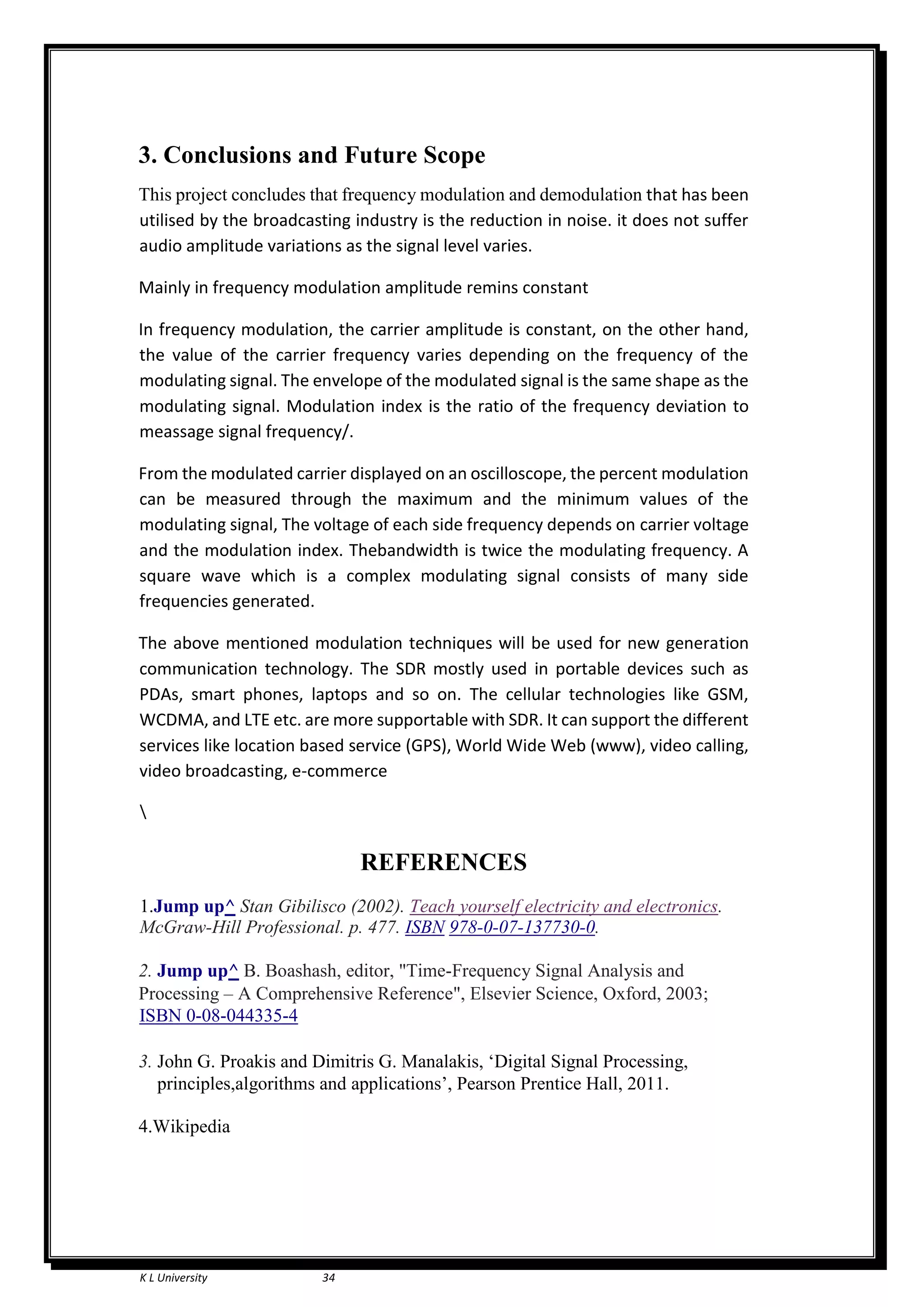 Frequency Modulation And Demodulation Pdf