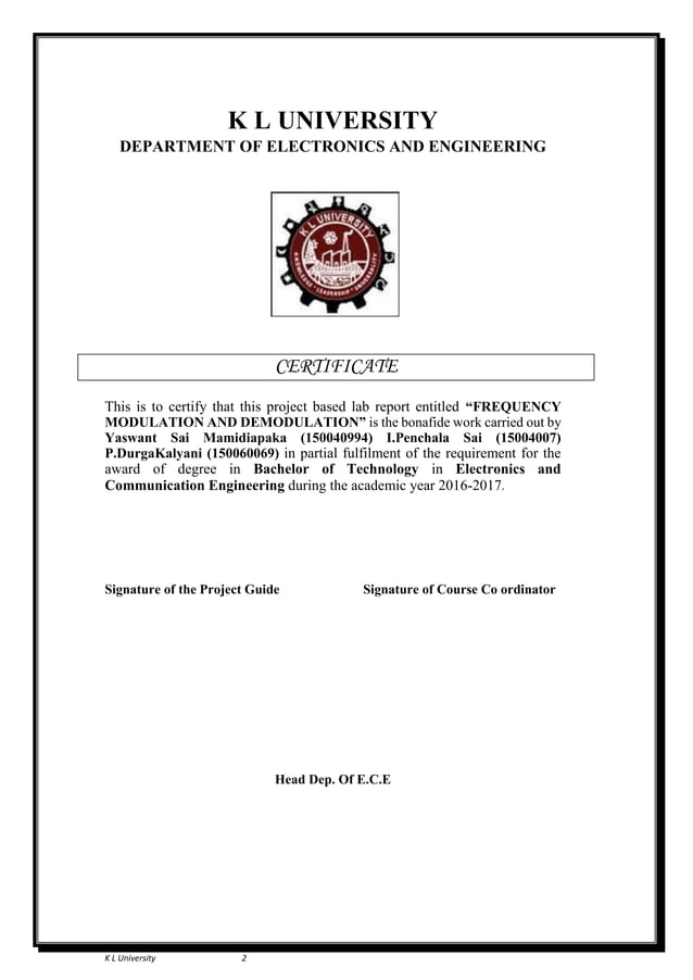 Frequency Modulation And Demodulation Pdf