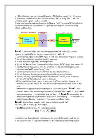 Frequency Modulation and Demodulation | PDF