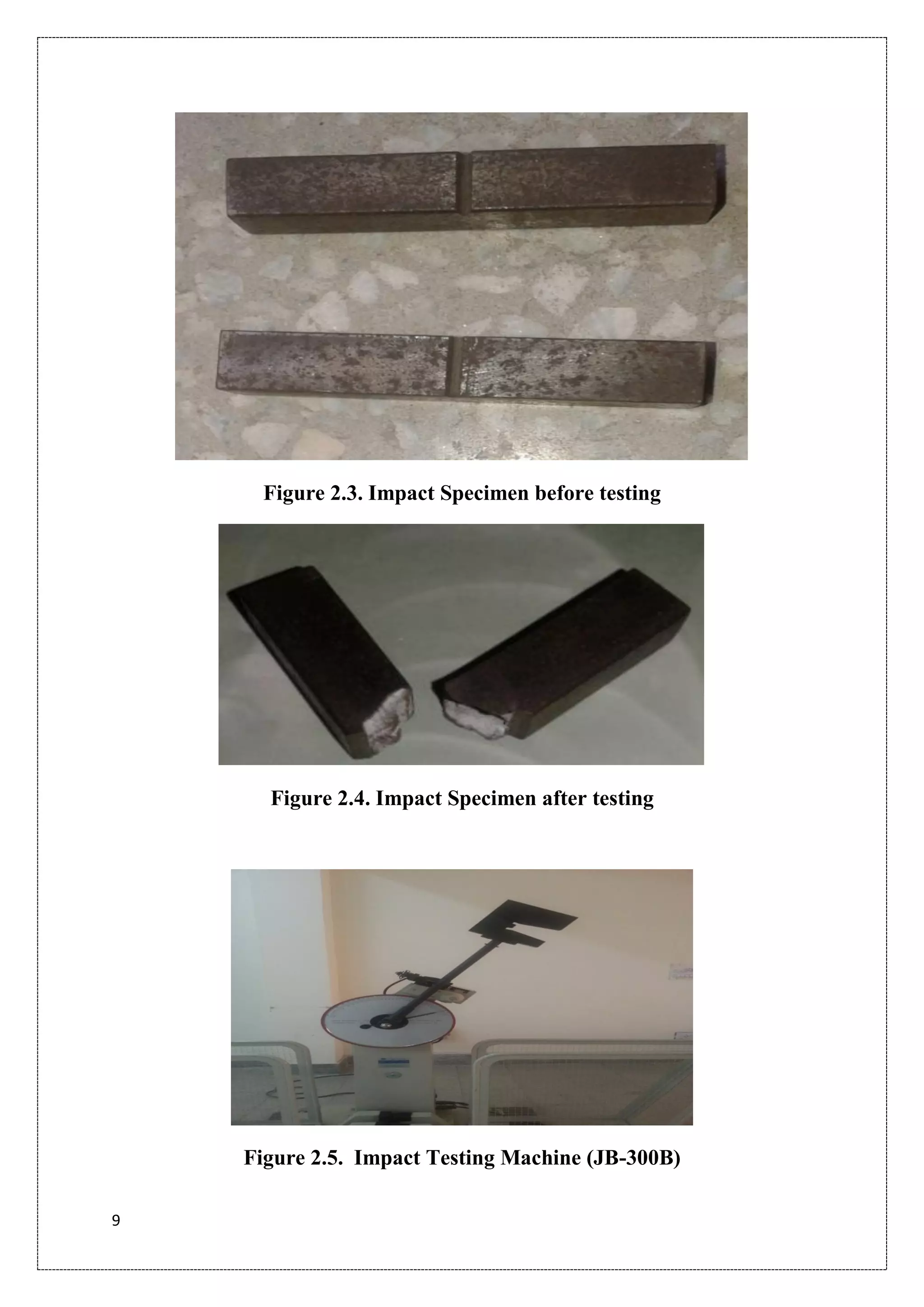 Tensile, Impact and Hardness Testing of Mild Steel | PDF