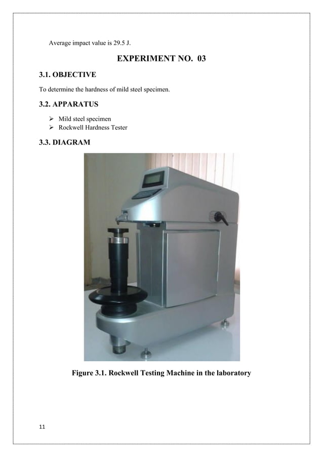 Tensile, Impact and Hardness Testing of Mild Steel | PDF | Geology ...