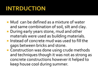 Report on mud and clay | PPTX