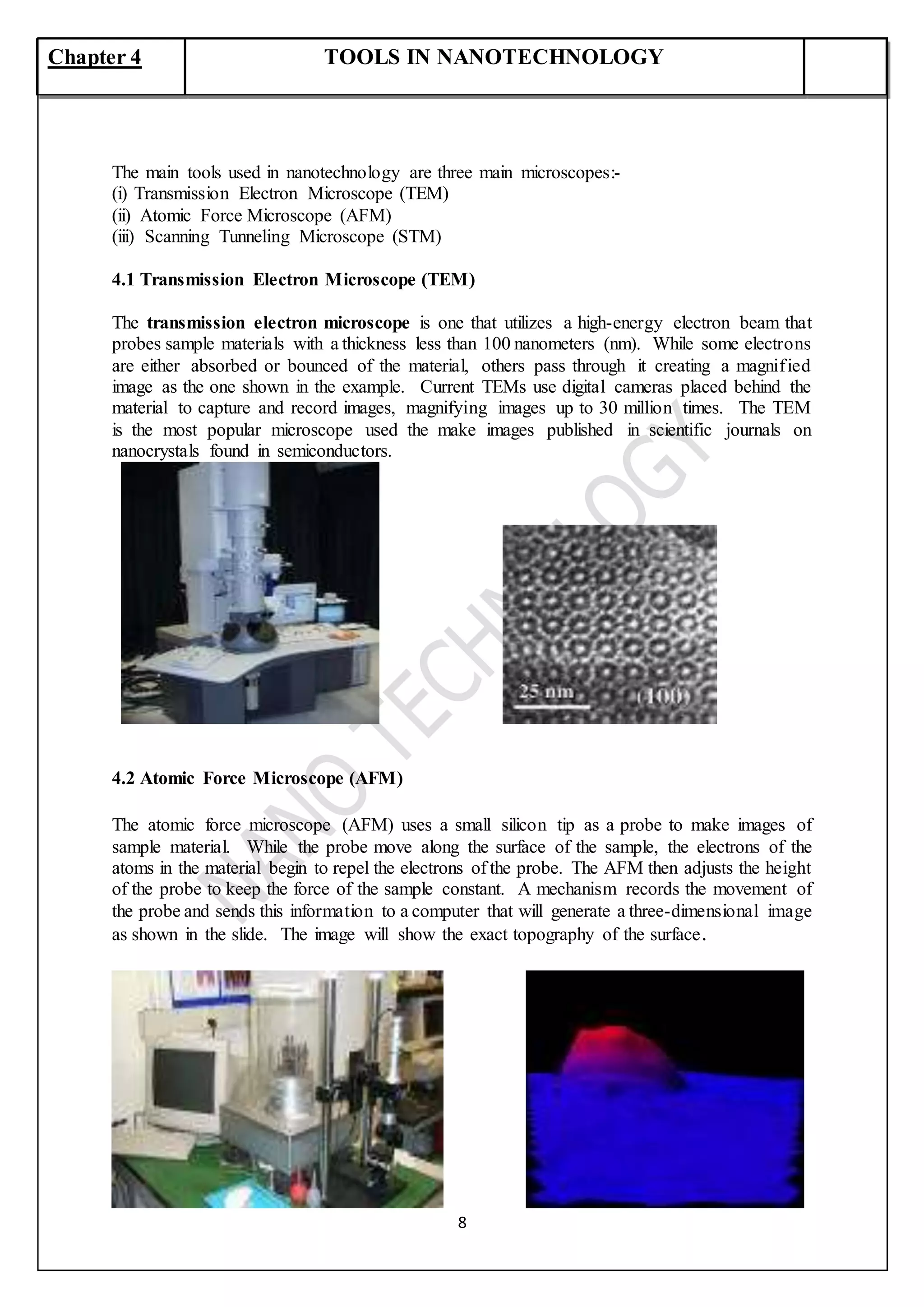 Report on nano technology | DOCX