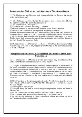 Report on National_Human_Rights_Commission | DOCX | Law