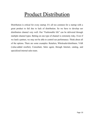 Report on new product marketing plan | PDF