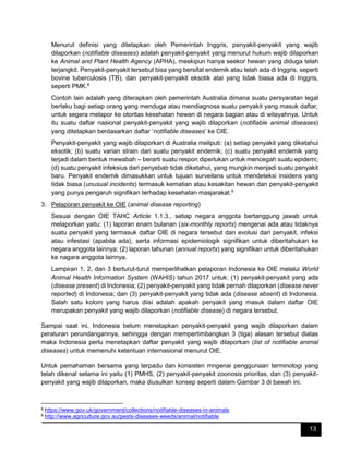 Penyakit-penyakit Hewan Yang Wajib Dilaporkan (Notifiable Animal Diseases) - Ditkeswan-AIPEID ...