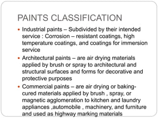 Report on paint | PPTX