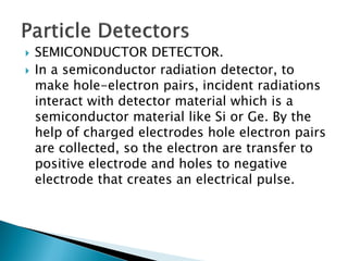 Report on particle detectors | PDF