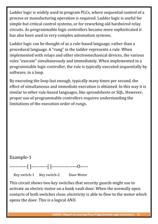 Report on PLC traning | PDF | Operating Systems | Computer Software and Applications