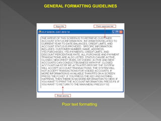 designing reports | PPTX
