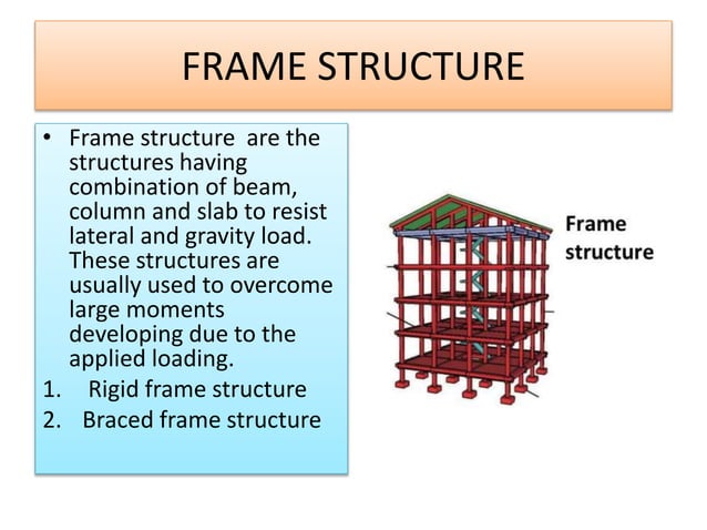 Report on rigid frame structures | PPTX