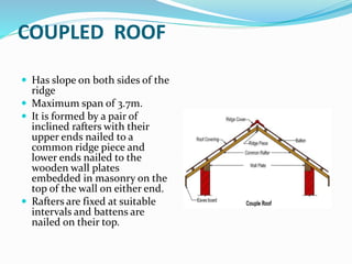 Report on roof and roof covering | PPTX