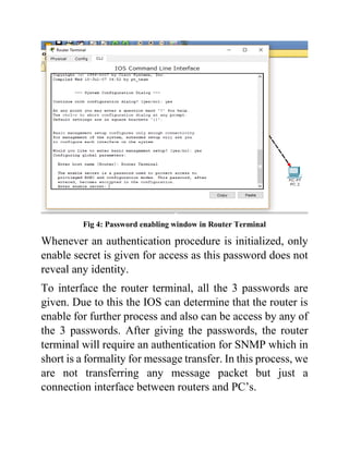 Report on routing interface configuration | PDF