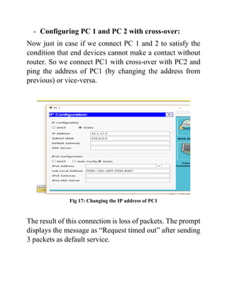 Report on routing interface configuration | PDF