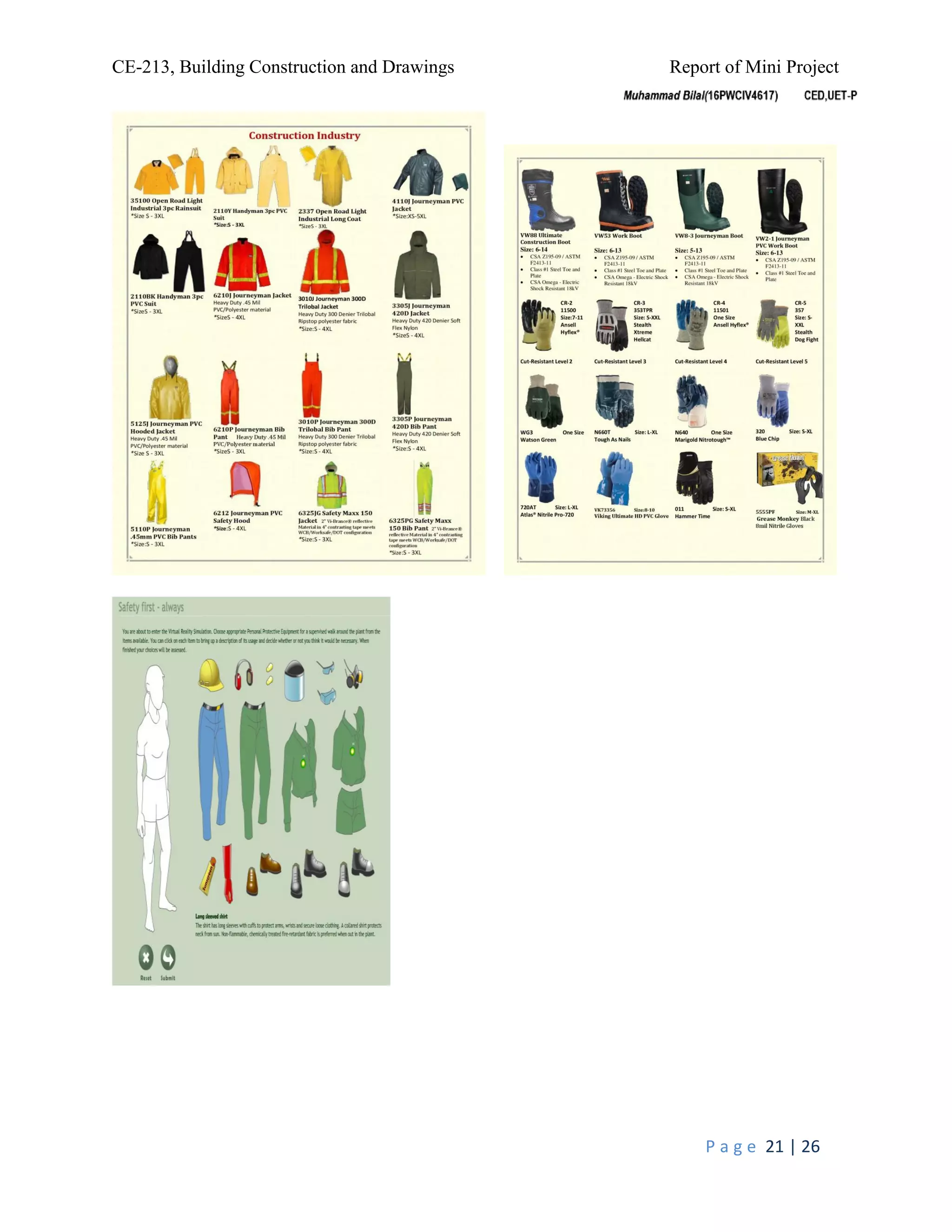 Report on safety measures during construction | PDF