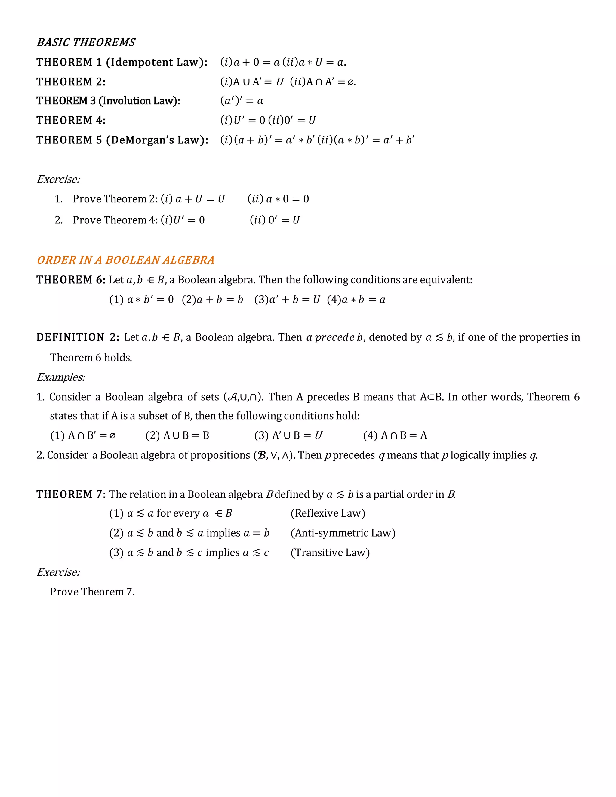 Report on set theory | DOCX