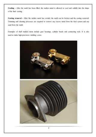 Report on shell molding | DOCX