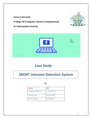 Report on SNORT Intrusion Detection System.pdf