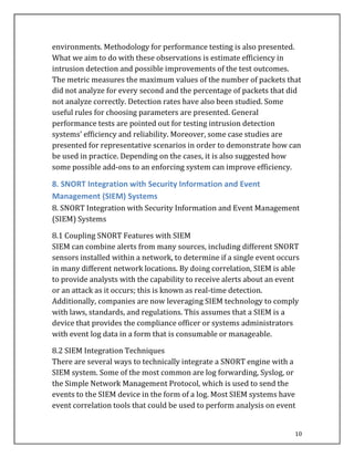 Report on SNORT Intrusion Detection System.pdf | Operating Systems | Computer Software and ...