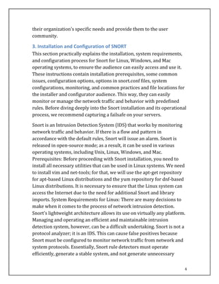 Report on SNORT Intrusion Detection System.pdf