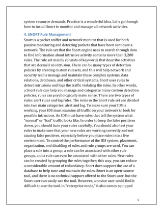 Report on SNORT Intrusion Detection System.pdf