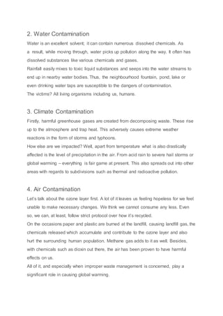 Report on solid waste management | DOCX