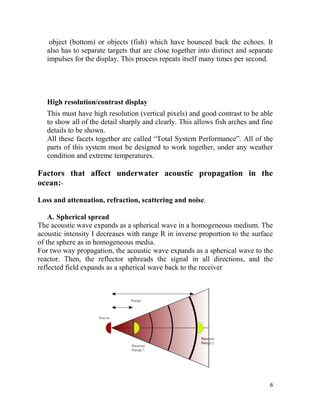 Report on sonar | PDF