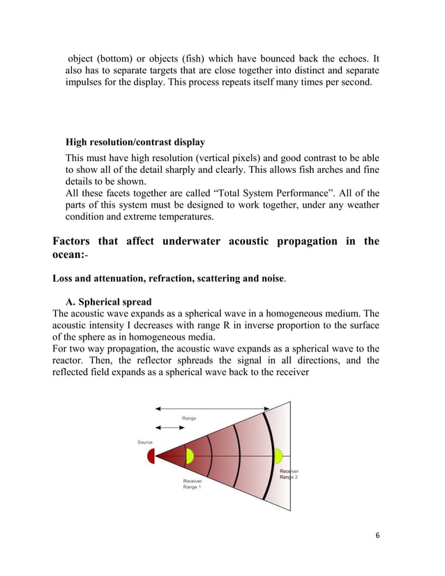 Report on sonar | PDF