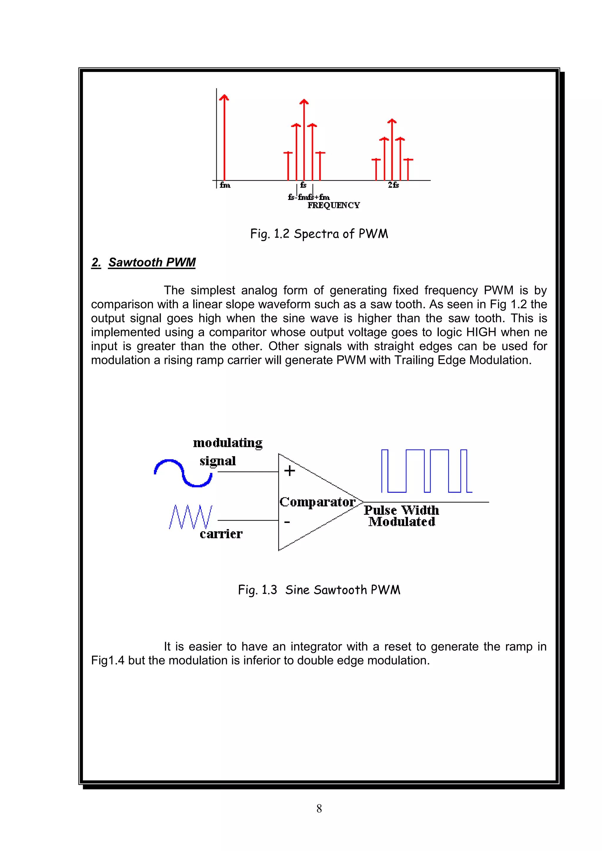 Report on speed control of d.c. motor using pwm method | DOCX