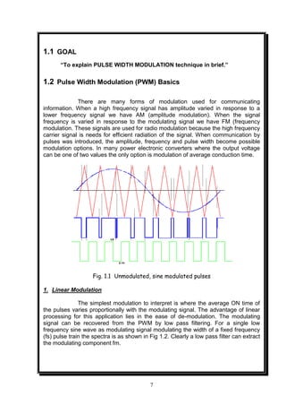 Report on speed control of d.c. motor using pwm method | DOCX