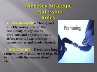 Report on Strategic Planning Leadership Roles | PDF