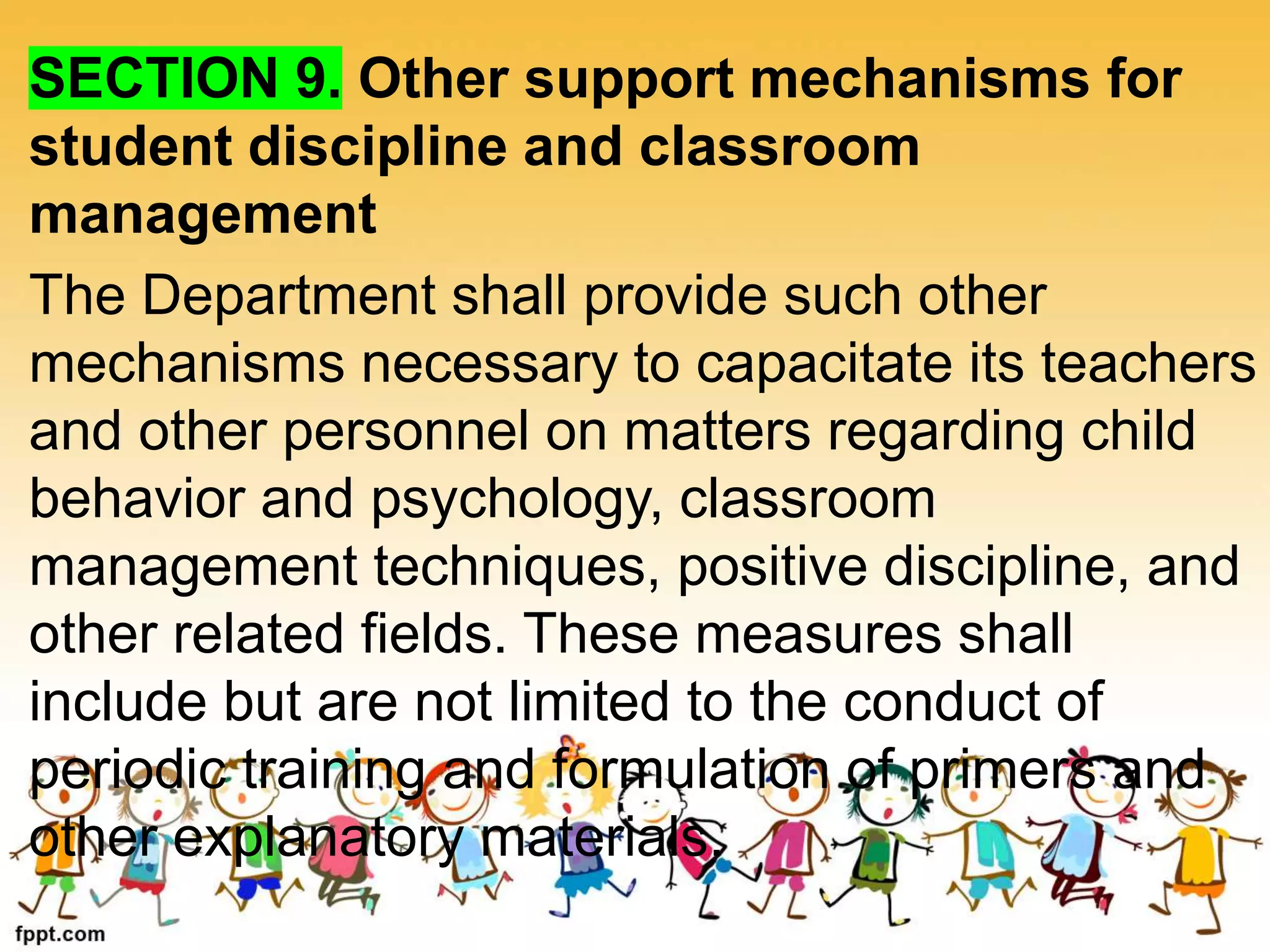 REPORT ON STUDENTS DISCIPLINE.ppt